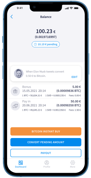 twest - Get Bitcoin by tweet